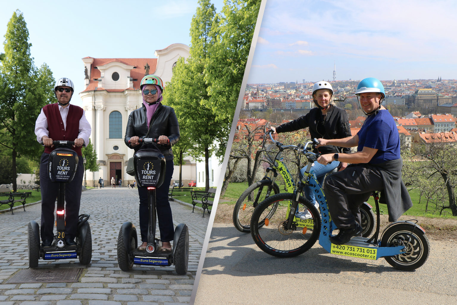 Prague Segway & e-Scooter tours - Euro Segway Prague tours